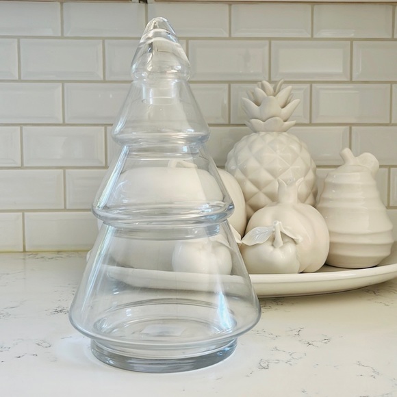 Lenox | Accents | Lenox Large Clear Glass 4tier Topiary | Poshmark